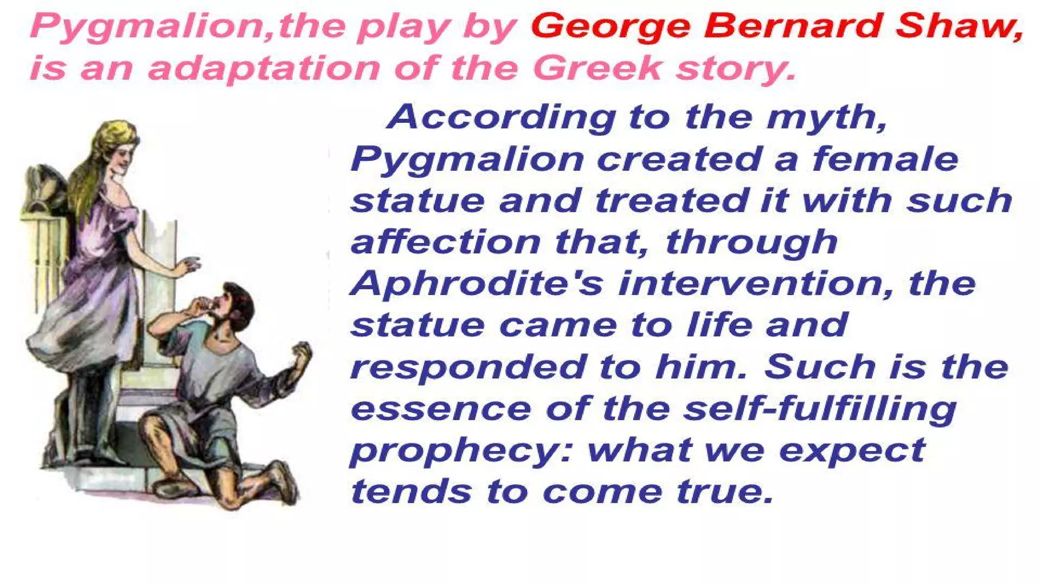 Cause and Effect (Pygmalion Galatea and Golem) | PPT