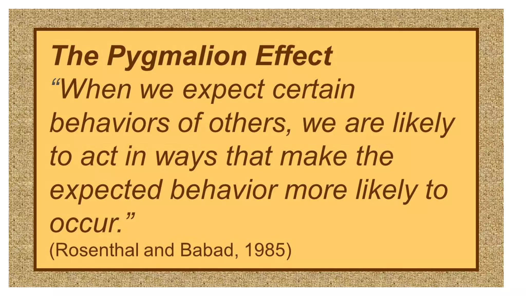 Cause and Effect (Pygmalion Galatea and Golem) | PPT