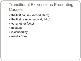 Cause and Effect | PPT