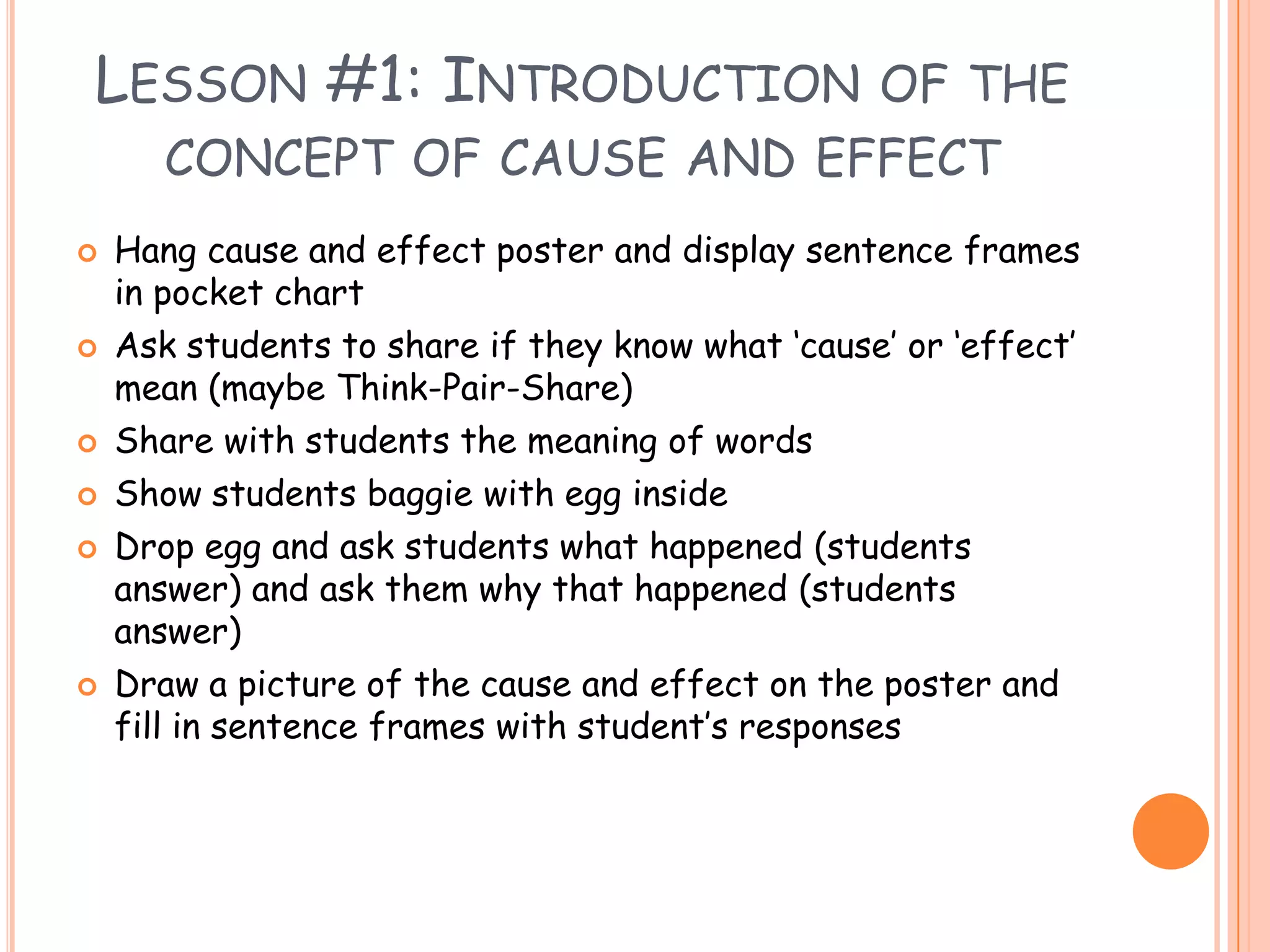 Cause and effect relationships | PPTX