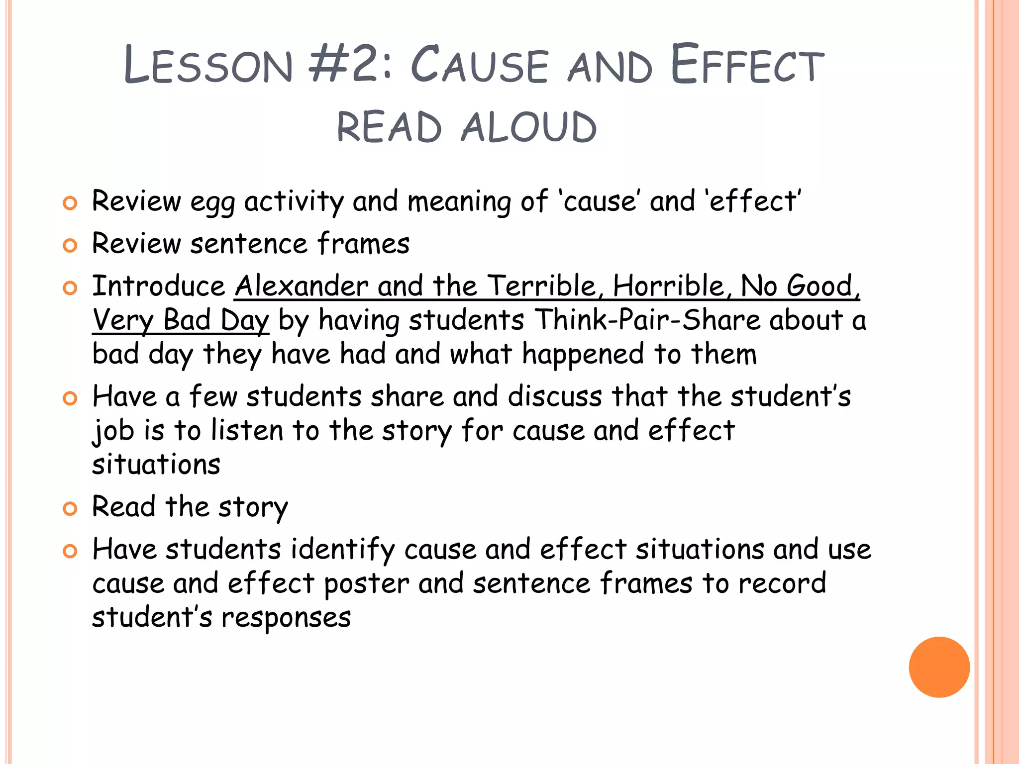 Cause and effect relationships | PPTX