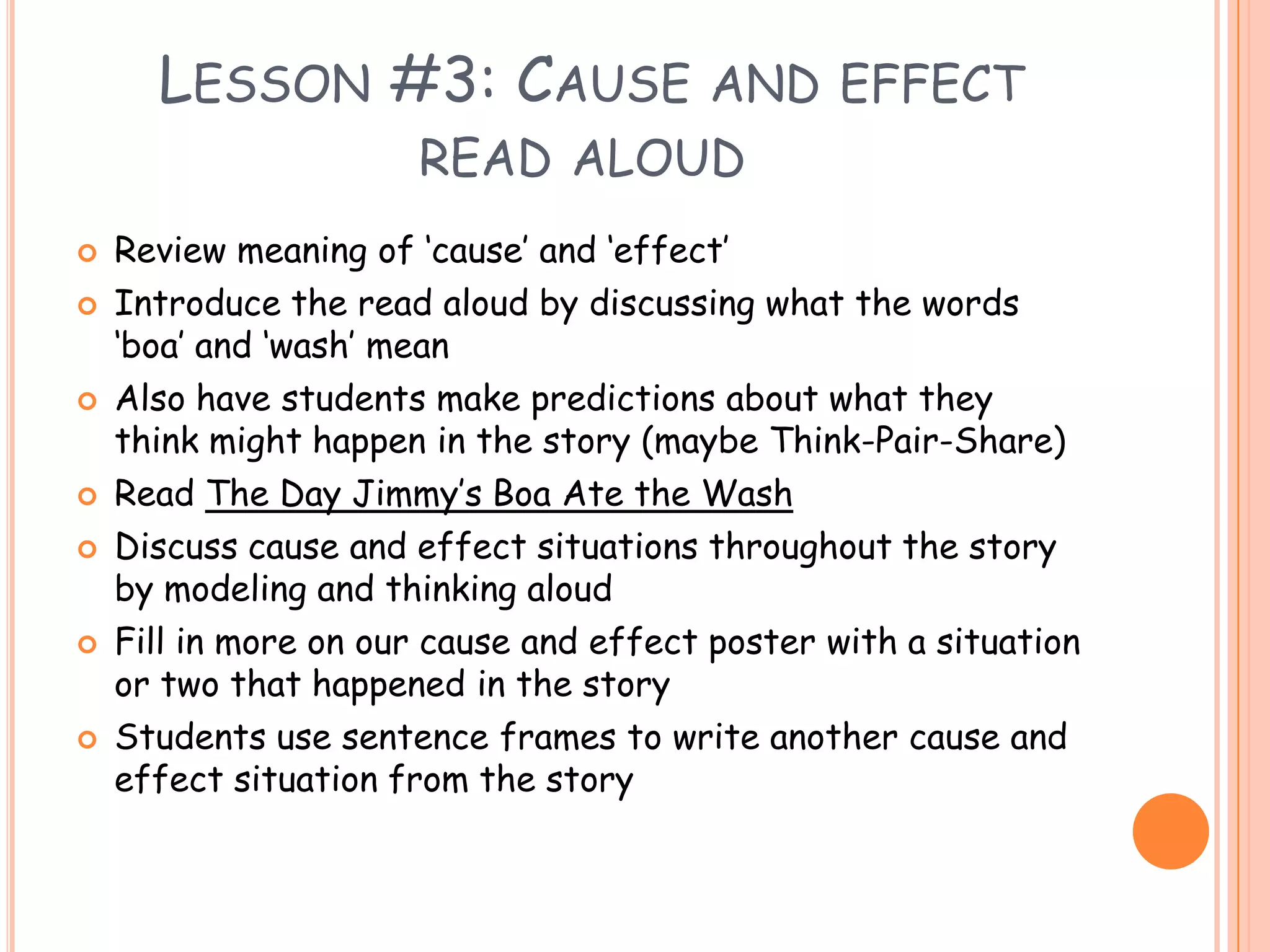 Cause and effect relationships | PPTX