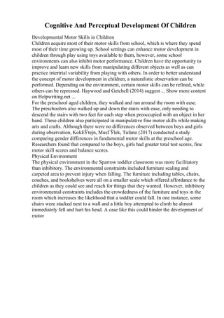 Cause And Effects Essay. Short cause and effect essay | PDF