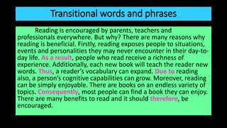 Cause and effect signal words | PPTX