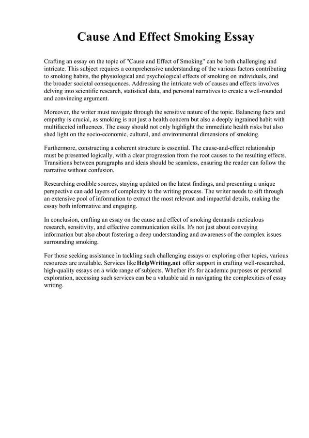 Cause And Effect Smoking Essay.pdf