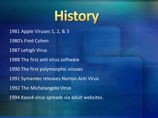 Cause and effects of computer virus | PPTX