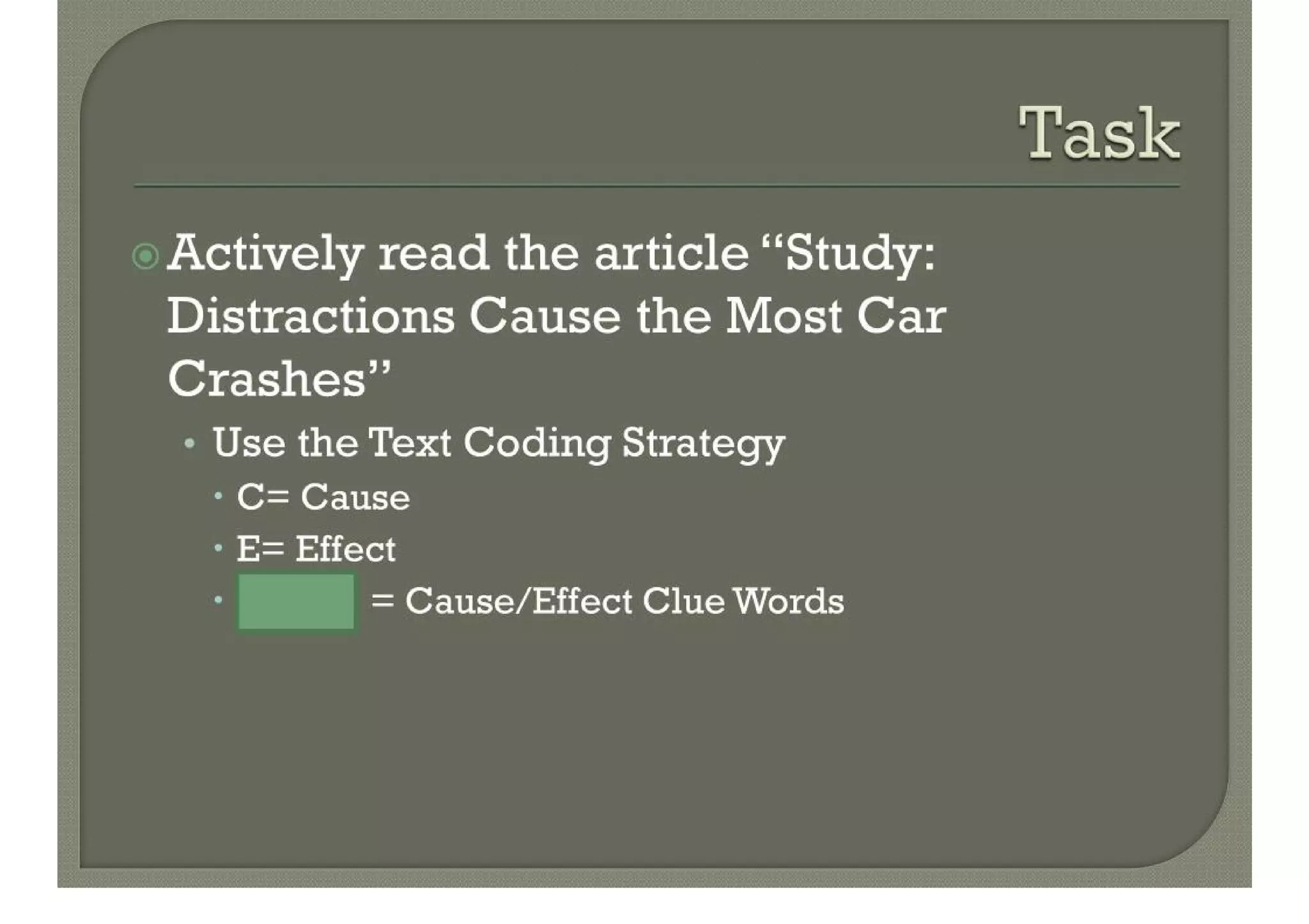 Cause And Effect Text Structure | PDF