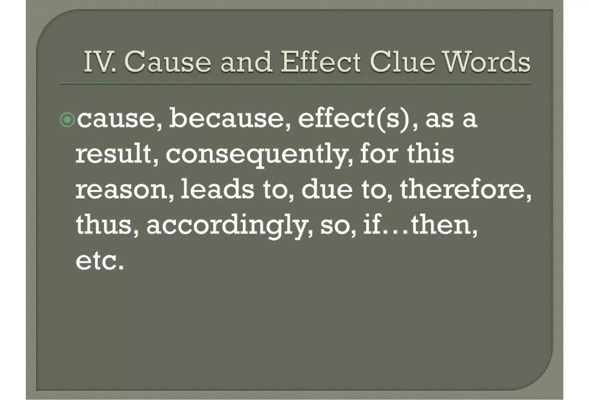 Cause And Effect Text Structure | PDF