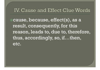 Cause And Effect Text Structure | PDF