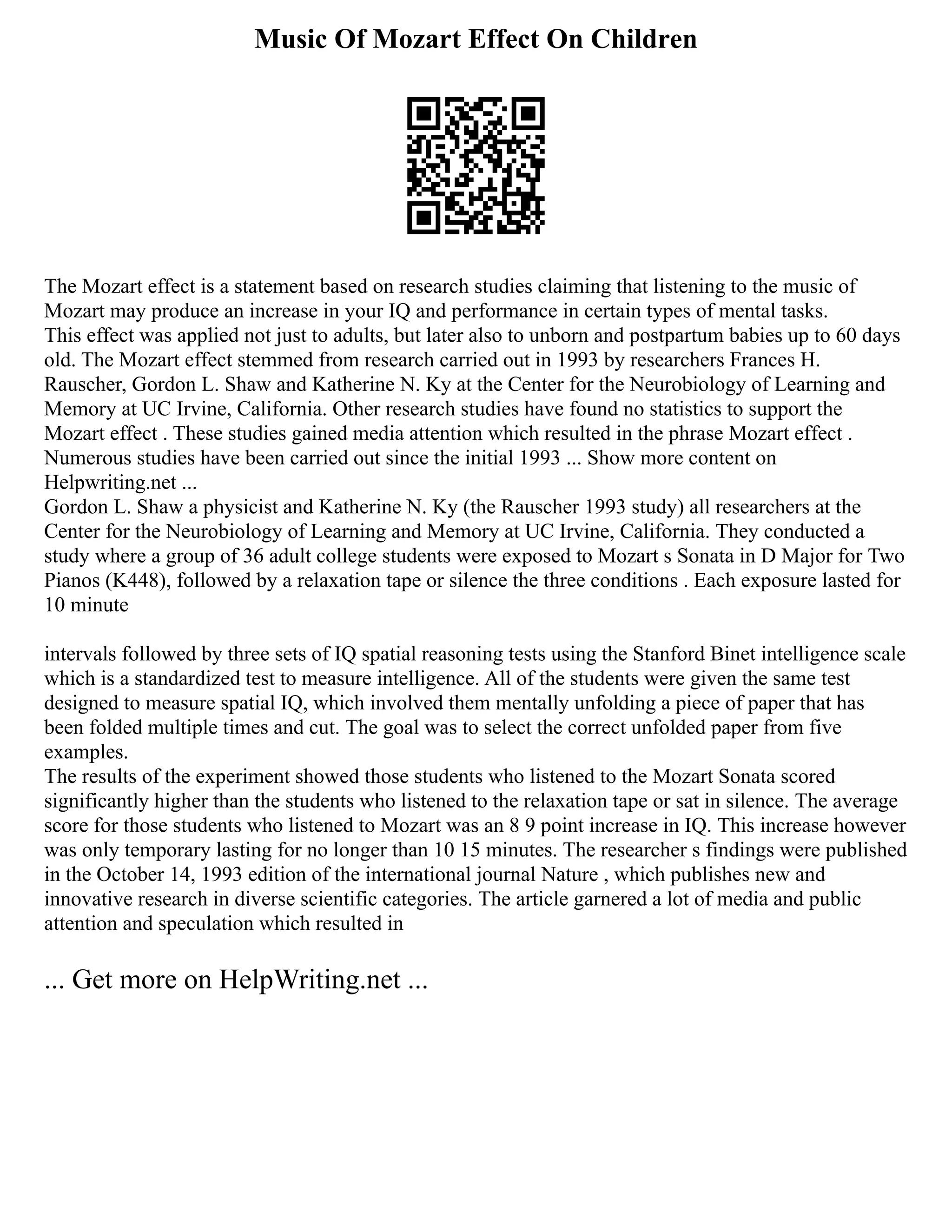 Cause And Effect Thesis Statement Examples. 220 | PDF