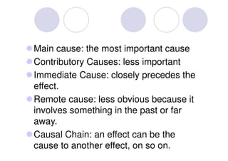 Cause And Effect Writing | PDF | Science