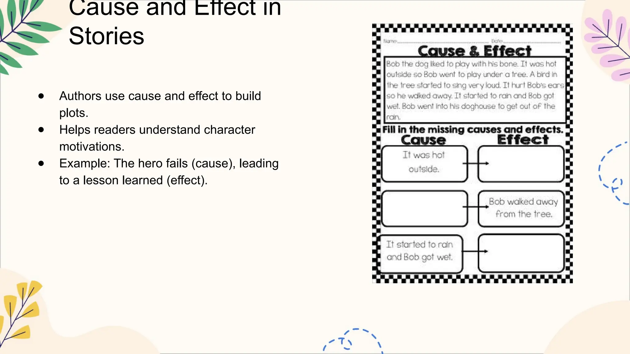 Cause & Effect - 6th grade..........pptx