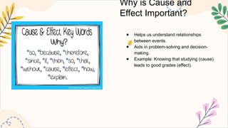 Cause & Effect - 6th grade..........pptx