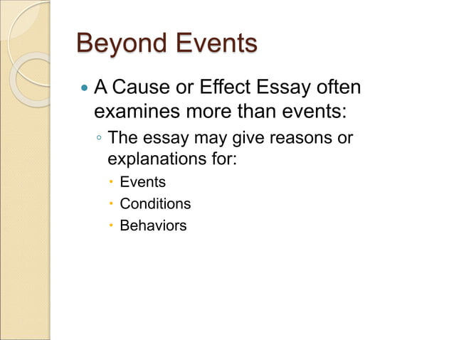 causeeffectessay.ppt