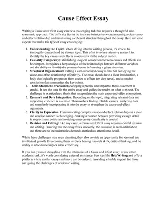 Cause Effect Essay.pdf