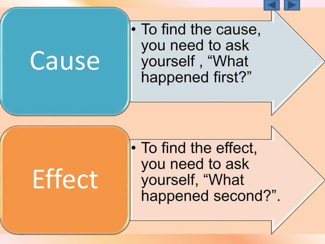 Cause Effect game | PPTX