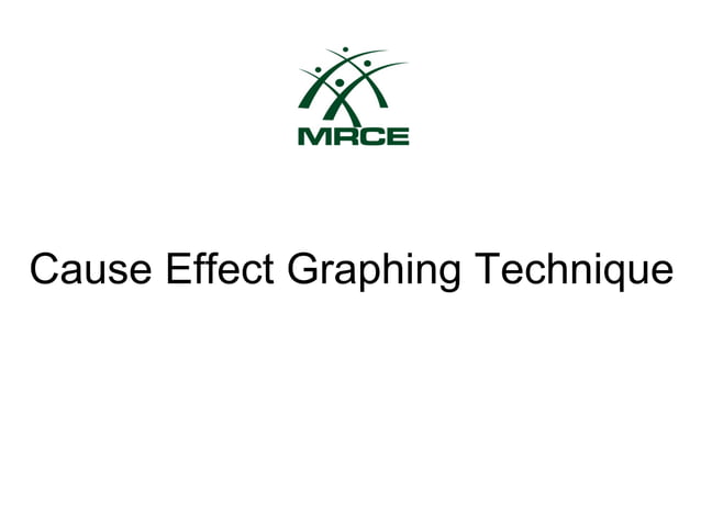 Cause effect graphing technique | PDF
