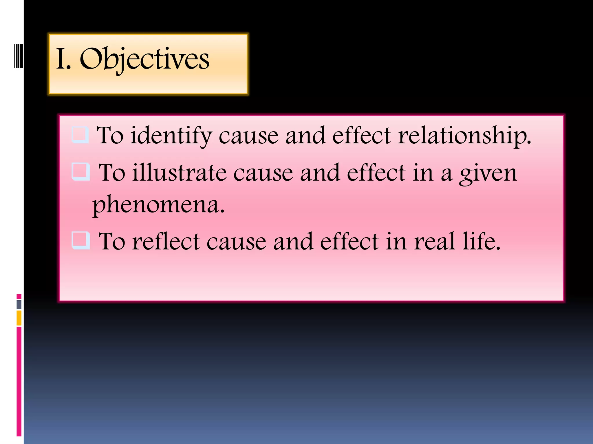 Cause&effect lesson plan | PPTX