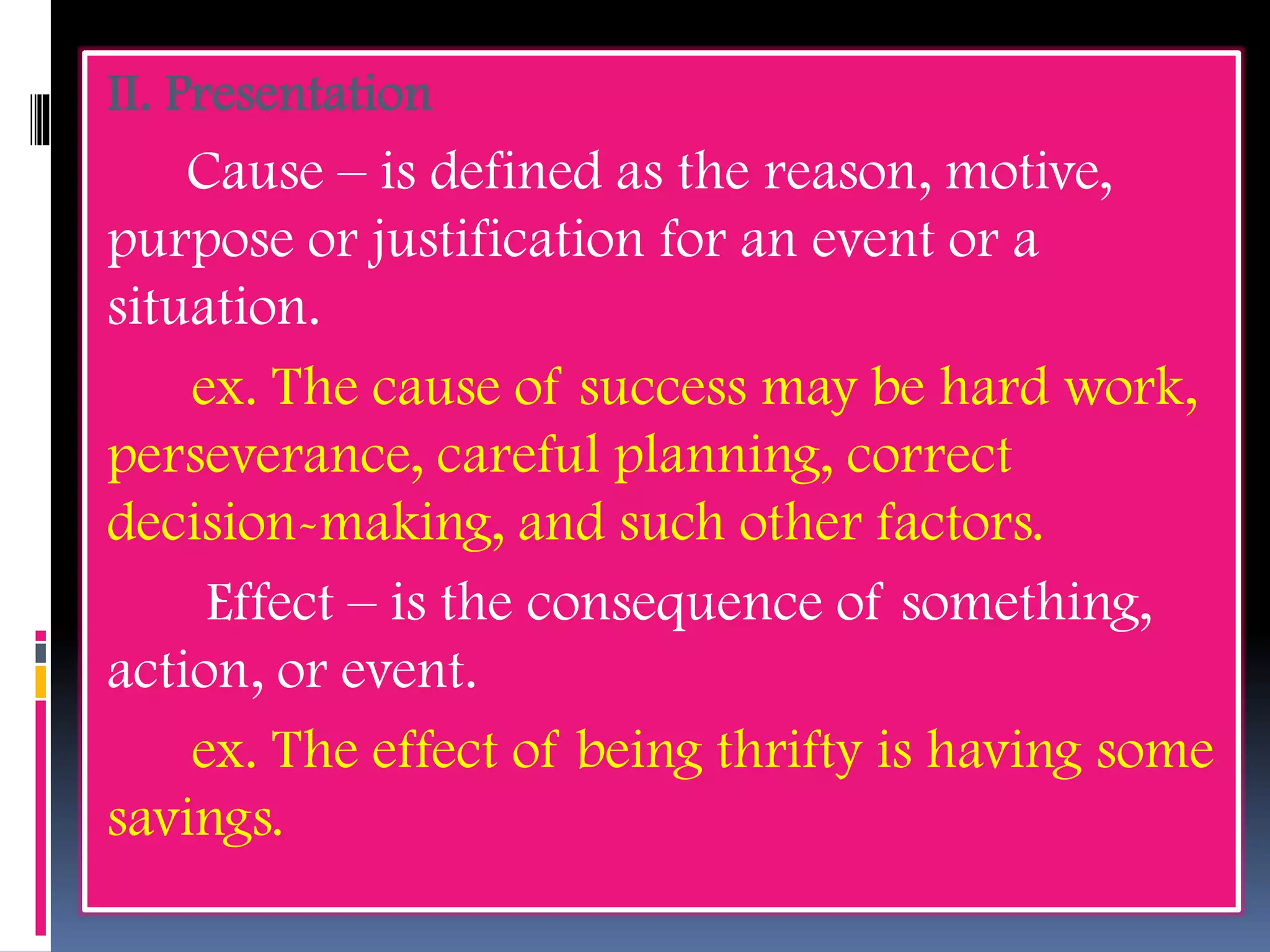Cause&effect lesson plan | PPTX | Educational Assessment | Education