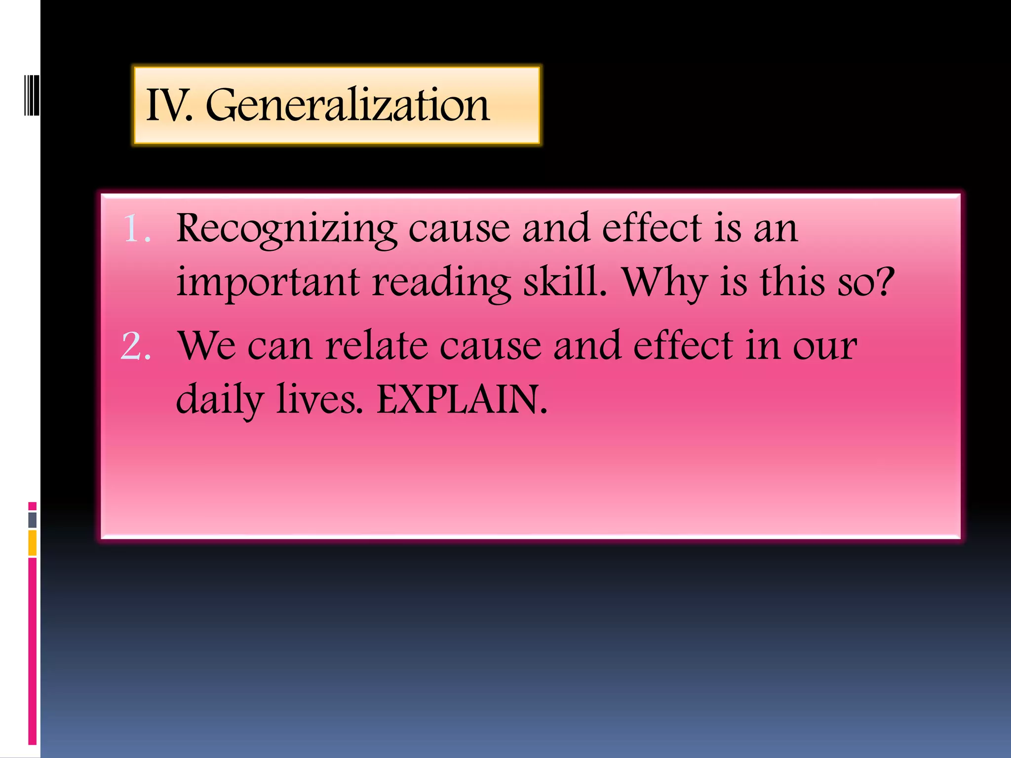 Cause&effect lesson plan | PPTX