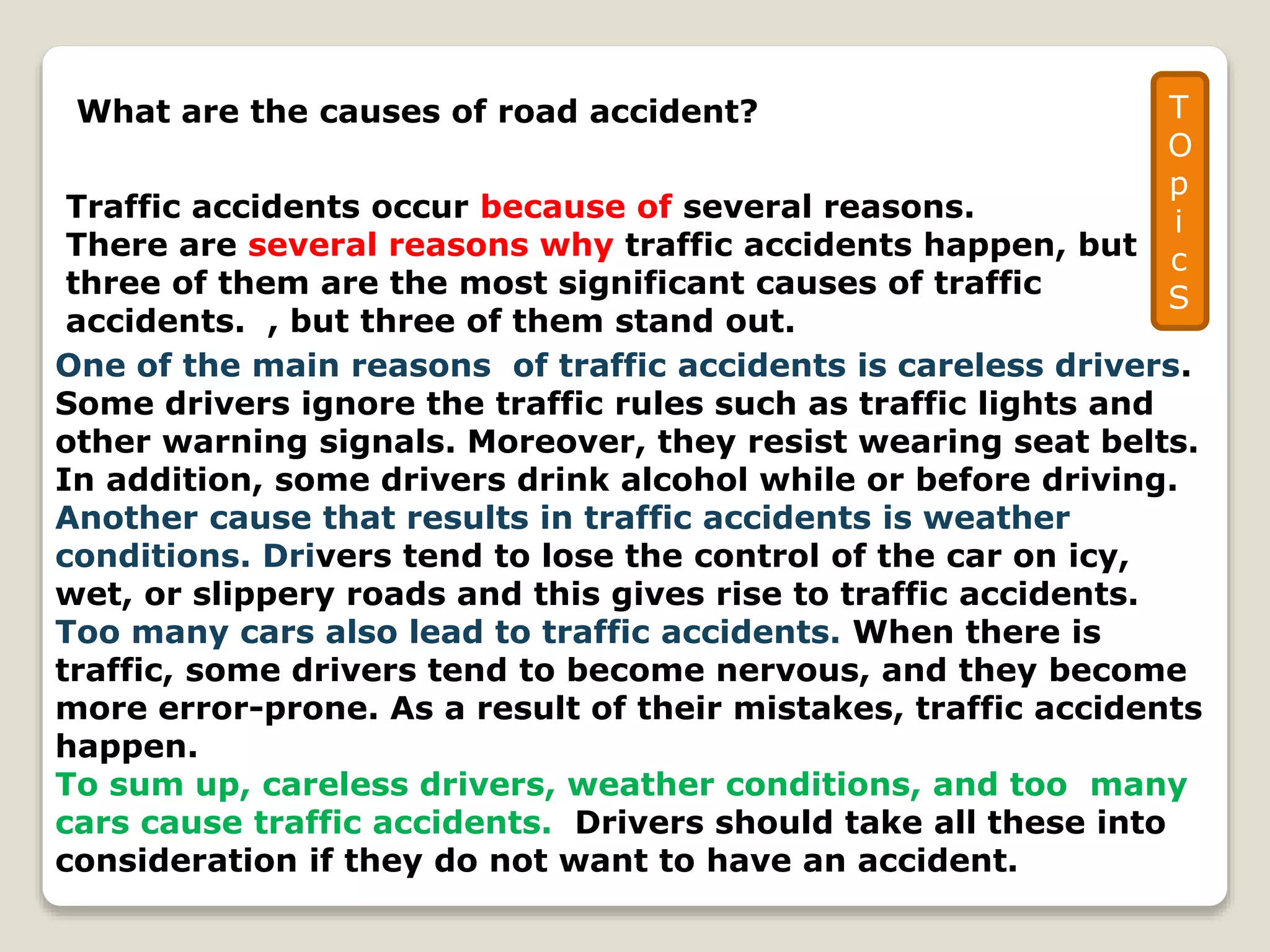Cause & effect paragraph | PPTX