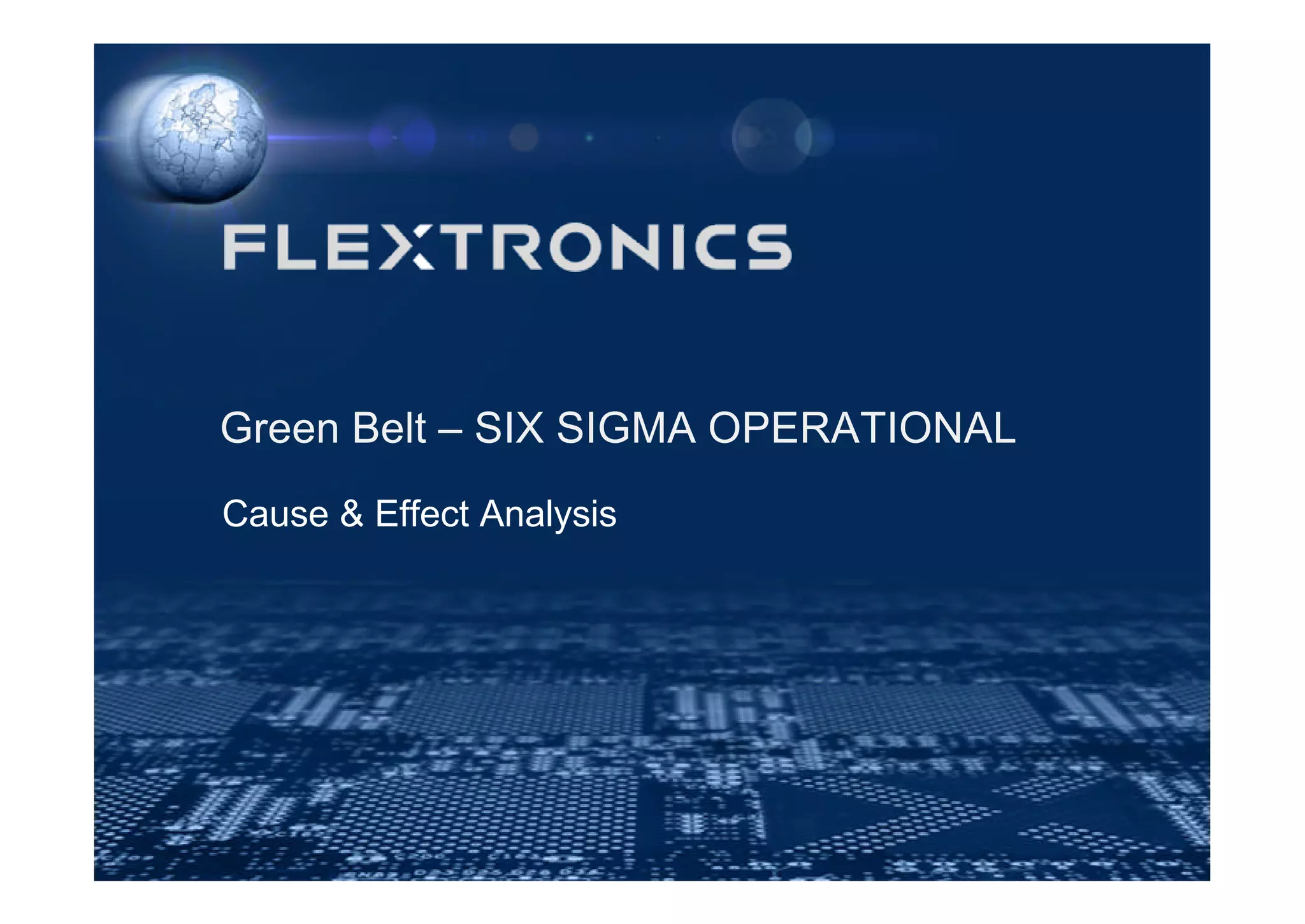 Cause & effect analysis | PPT