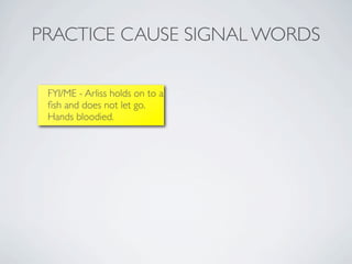 Cause And Effect Signal Words