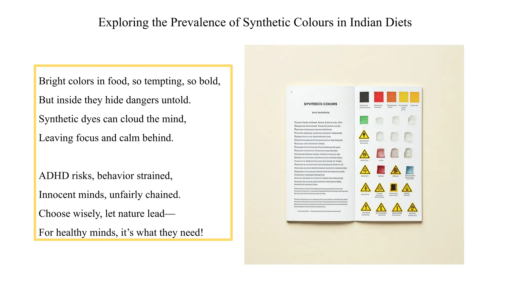 Cause of ADHD: by Dr. Falguni Shah Unmasking the colours | PPT