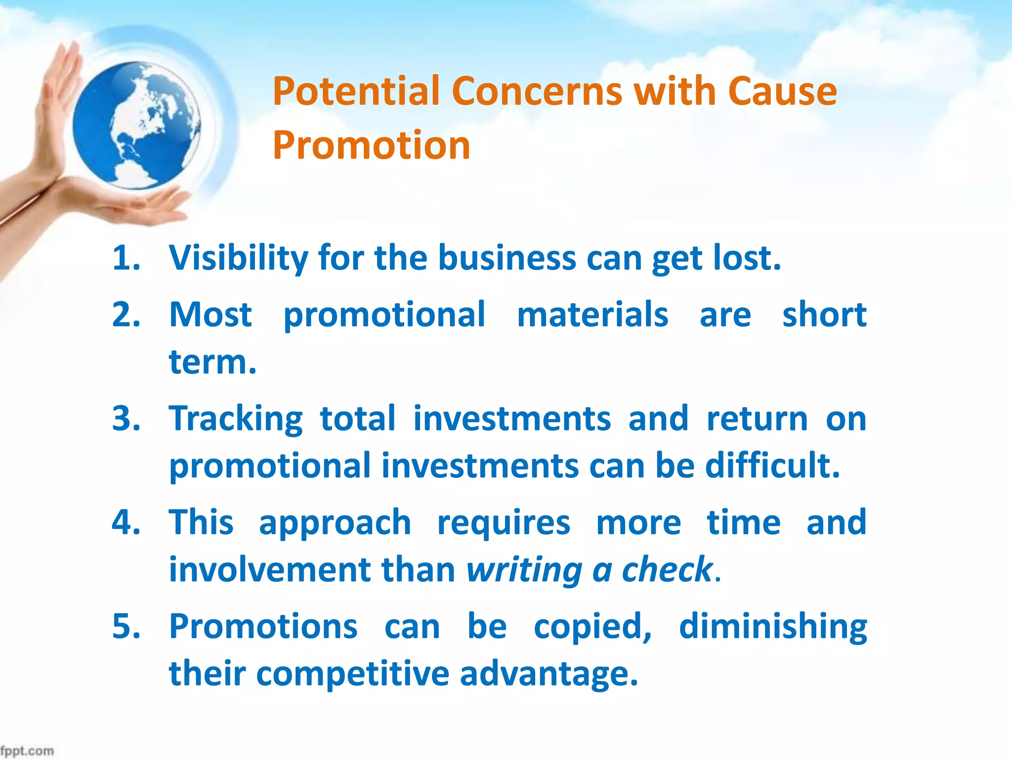 Corporate Cause promotion (Major Examples from Pakistan) | PPTX