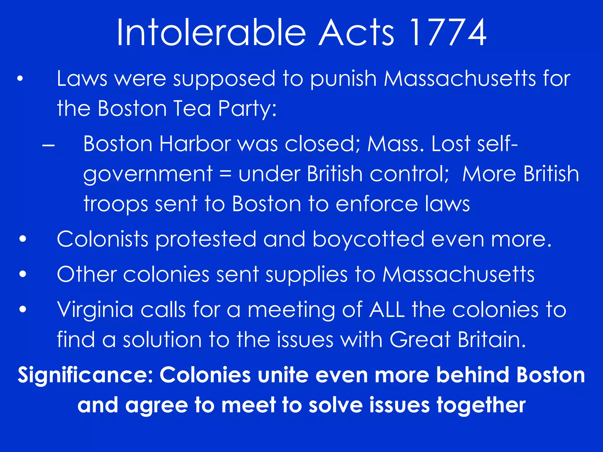 Causes of the American Revolution | PPTX