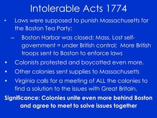 Causes of the American Revolution | PPTX