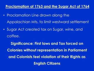 Causes of the American Revolution | PPTX