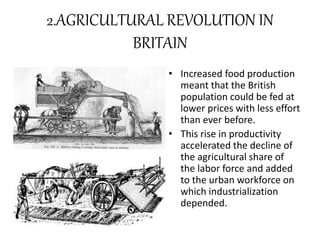 Causes of industrial revolution | PPTX
