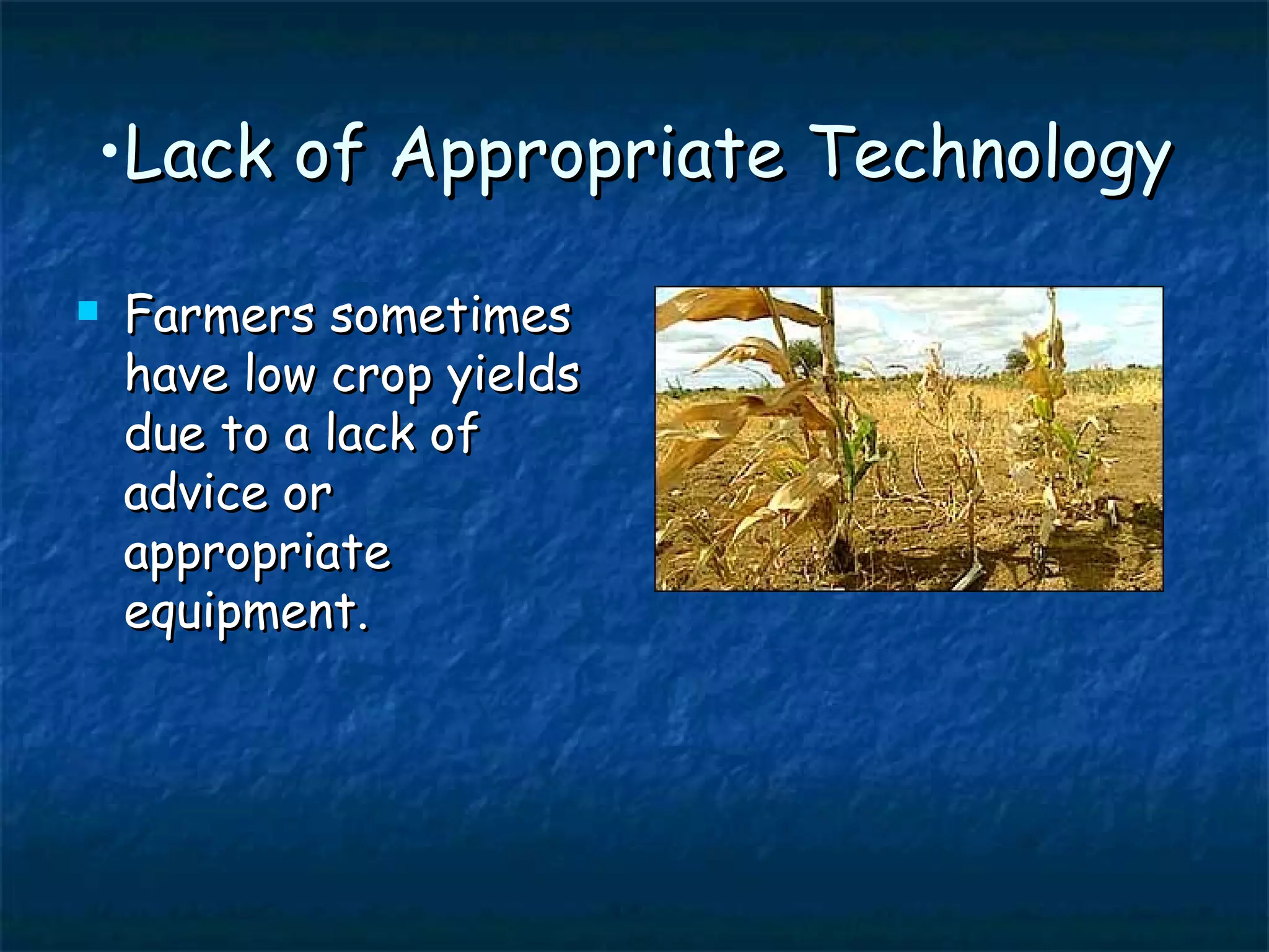 Causes of Poor Food Supply | PPT