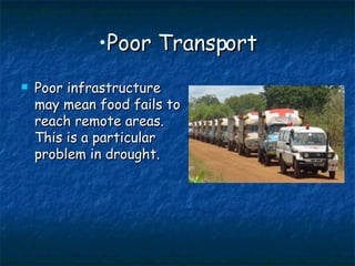 Causes of Poor Food Supply | PPT