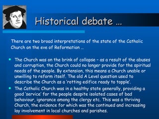 Causes Of The Reformation | PPT