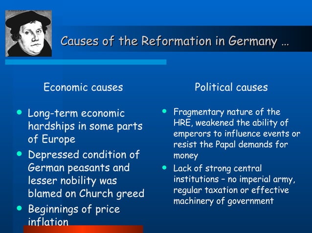 Causes Of The Reformation | PPT