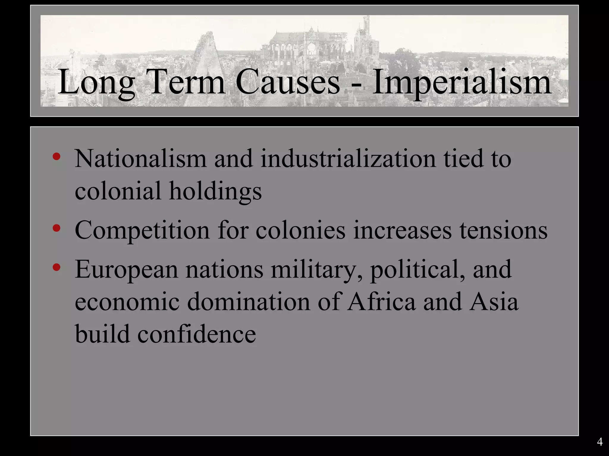 Causes of WWI (2007) | PPT