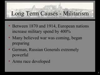 Causes of WWI (2007) | PPT