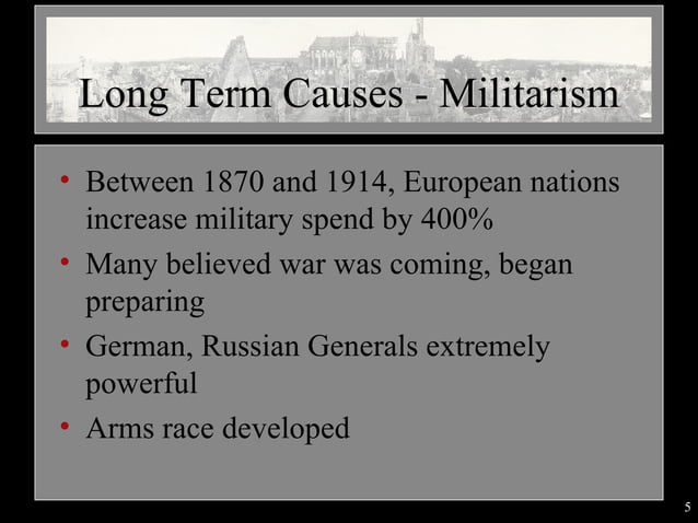 Causes of WWI (2007) | PPT