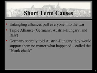 Causes of WWI (2007) | PPT