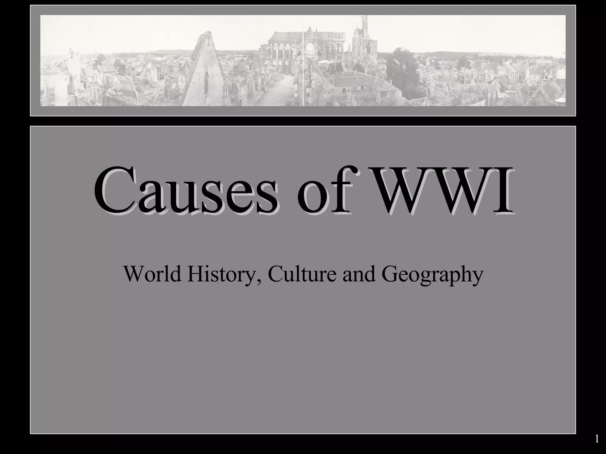 Causes WWI | PPT