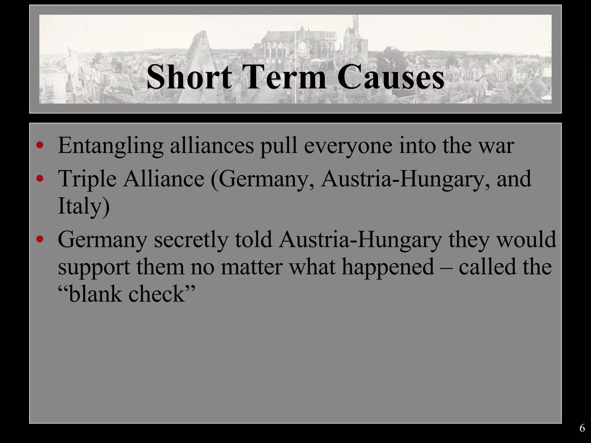Causes WWI | PPT