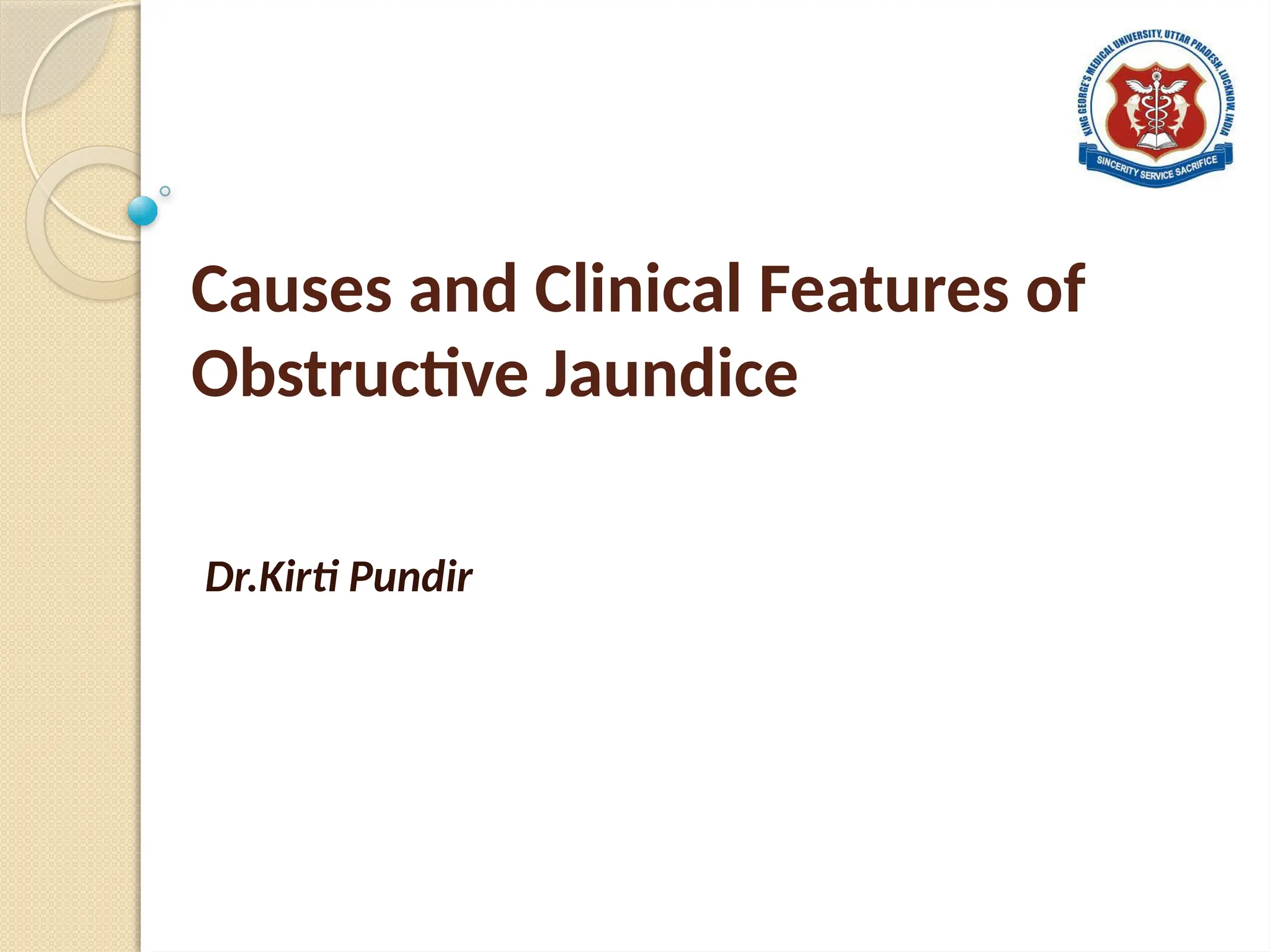 Causes and Clinical Features of Obstructive Jaundice.pptx