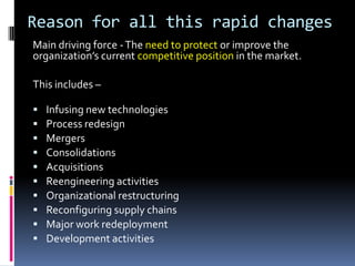 Causes and consequences of managerial failure in rapidly changing ...