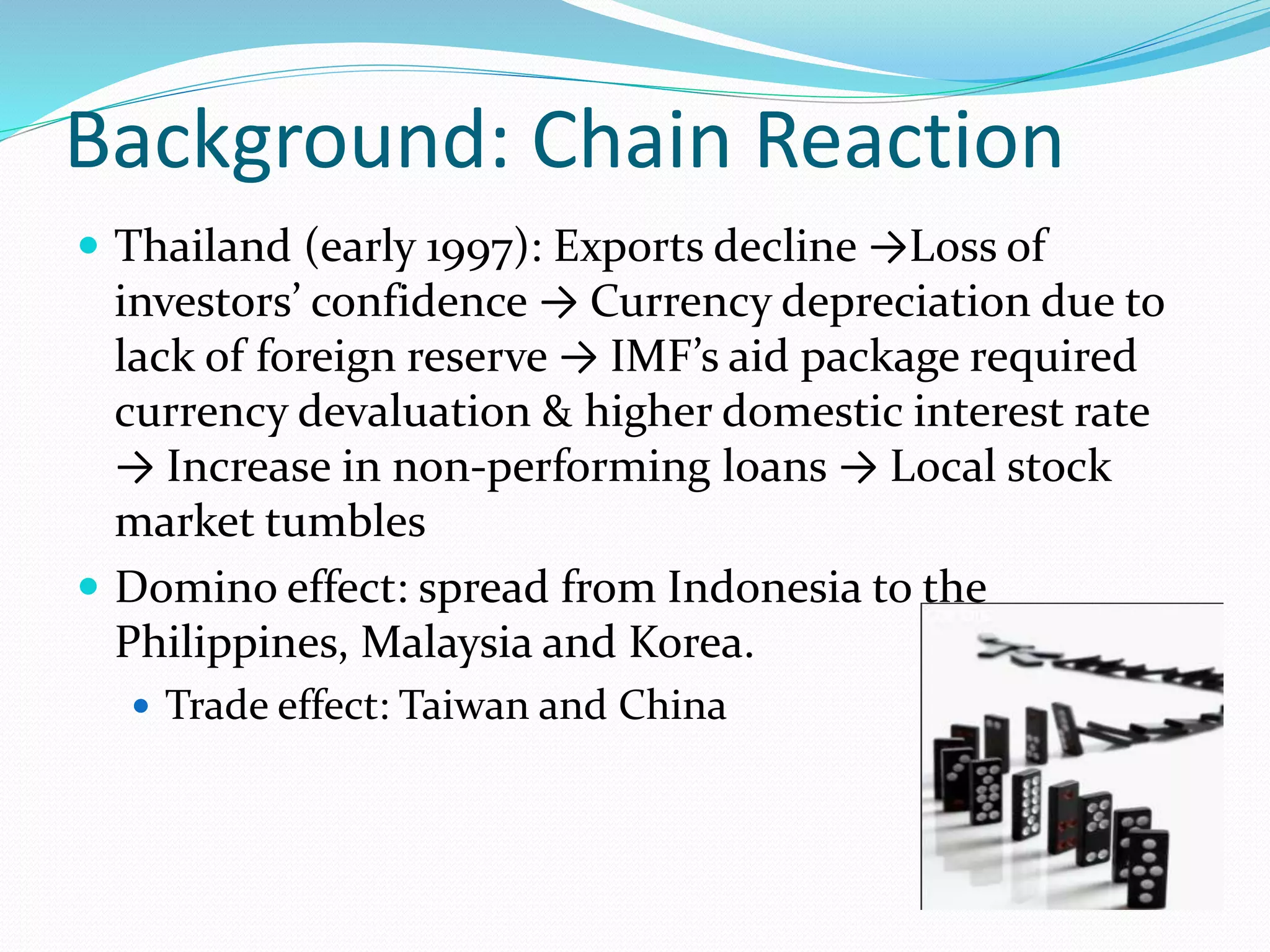 Causes and Consequences of the Asian Financial Crisis | PPTX