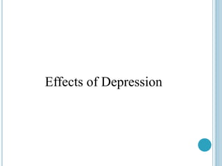Causes and effects of depression | PPTX
