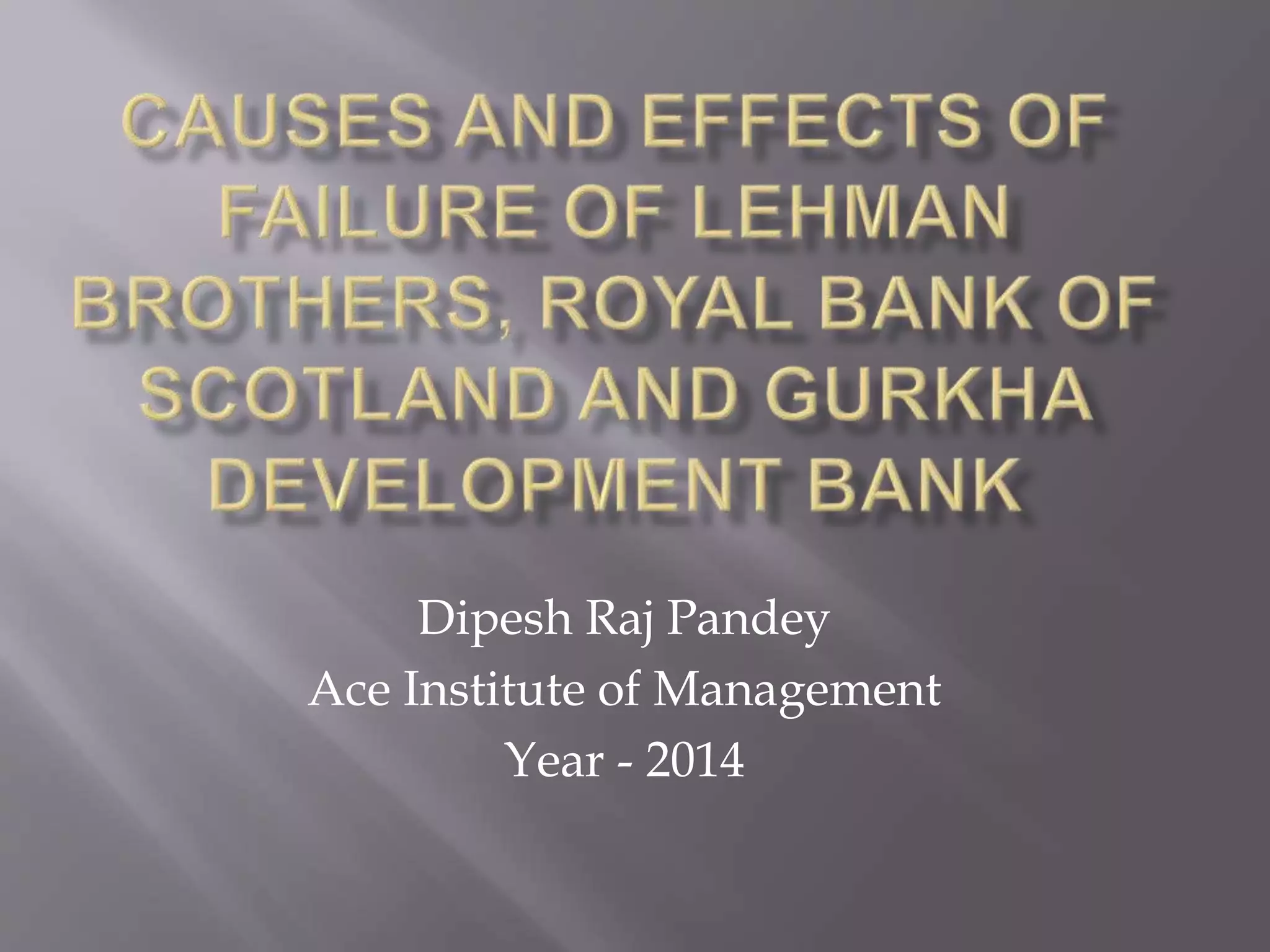 Causes and Effects of Failure | PPT