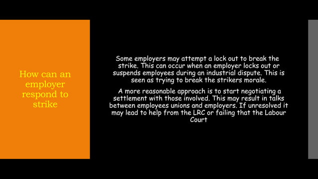 Causes and effects of industrial conflicts | PPTX