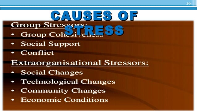 Causes and effects of streess | PPT
